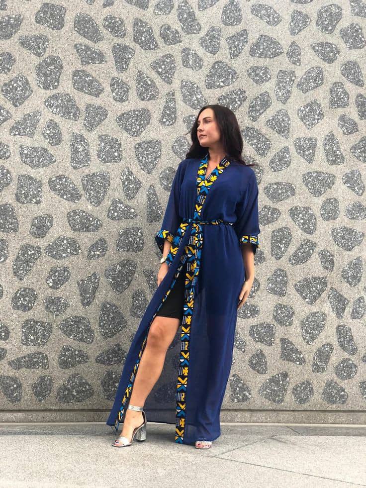 Latest Ankara Kimono Styles to Layer Your Dresses – Svelte Magazine
