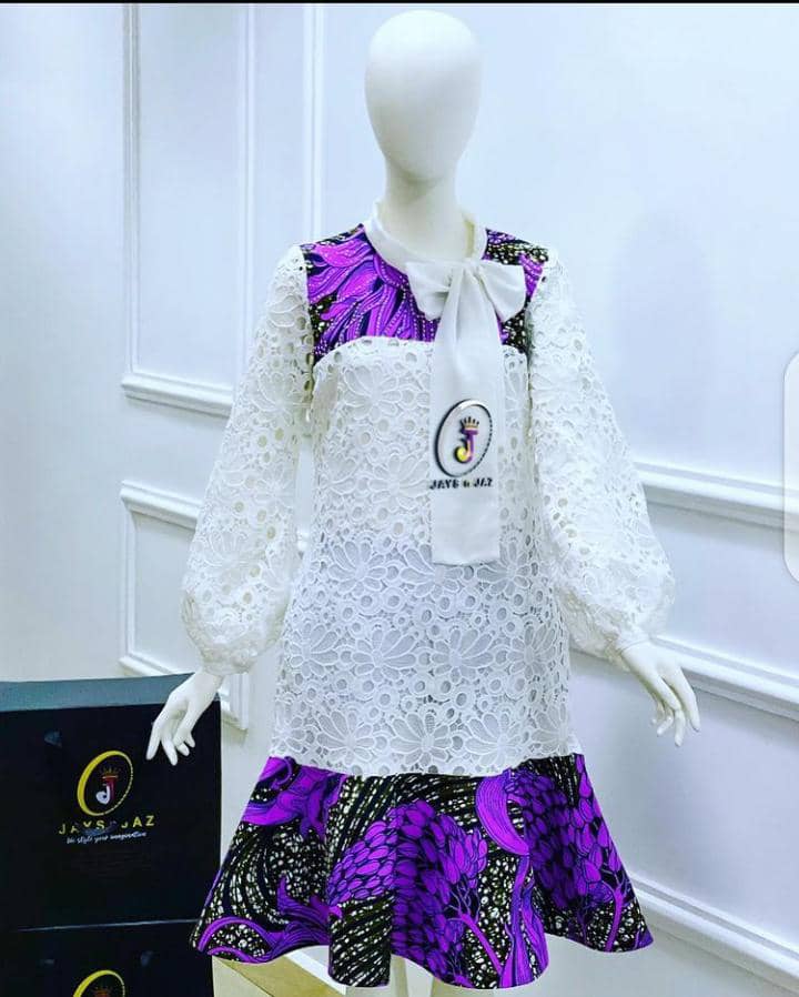 31 Awesome Ankara and Lace Combination Styles That'll Transform Your ...